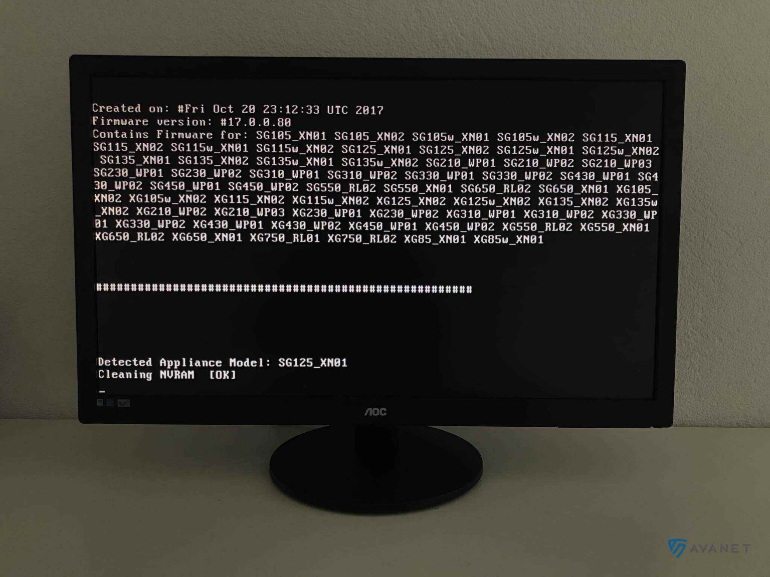 Sophos Firewall Reinstall OS