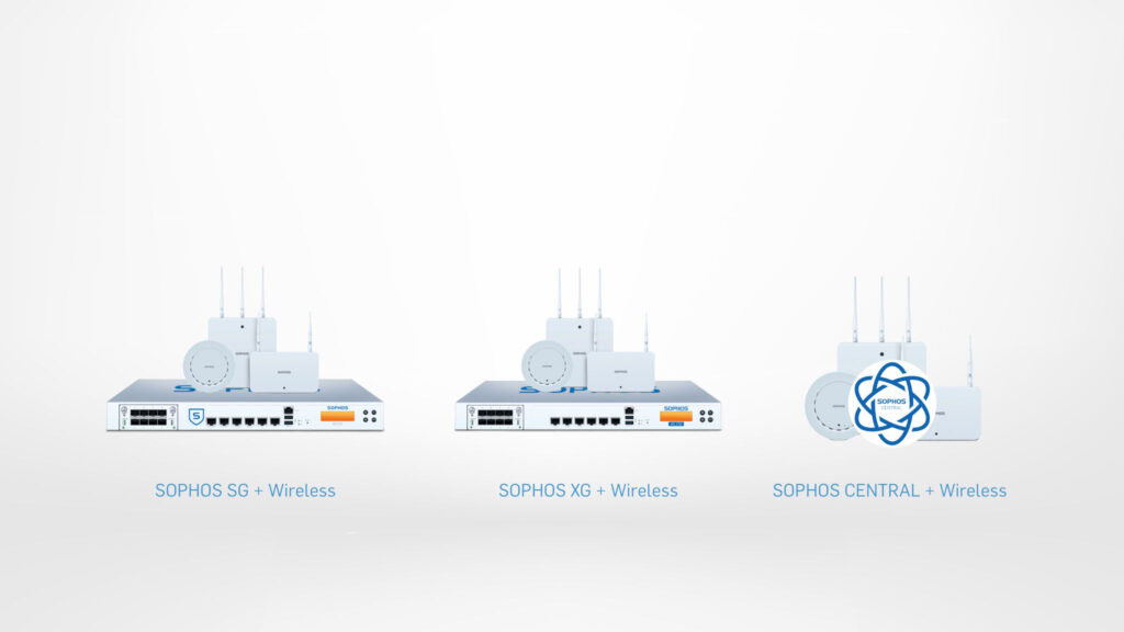 Manage wireless networks - Three ways with Sophos