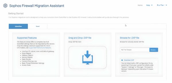 SonicWall Migration Tool to Sophos Firewall