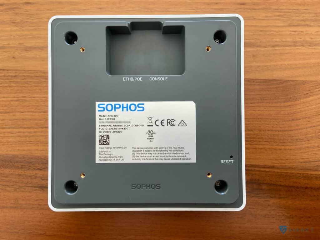 Sophos APX 320 Access Point [A320TCHNE] - Avanet