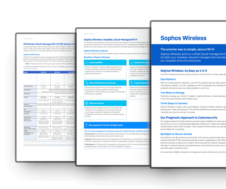 Sophos AP6 420 Access Point [AP420E00ZZPCNP] - Avanet