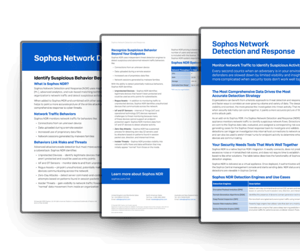 Sophos Central Network Detection and Response - Avanet