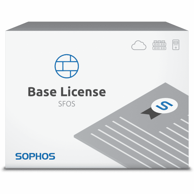 Sophos SW/Virtual Appliance Base License - 1 CORE & 4 GB RAM - Avanet
