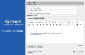 Sophos Central Email Encryption - field report