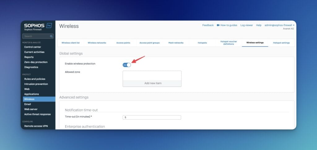 Sophos Firewall Feature Request 2024