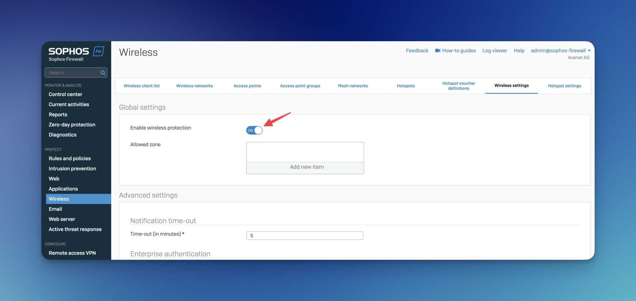 Sophos Firewall Feature Request 2024