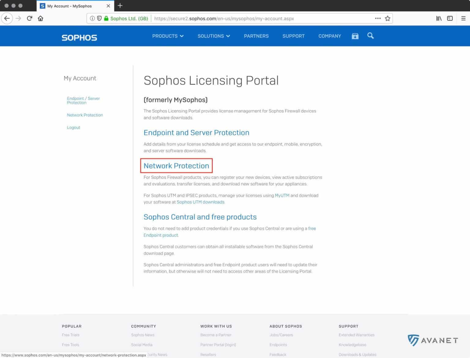 Update SFOS firmware on Sophos Firewall - Avanet