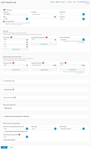 Set up Sophos Firewall as NTP server