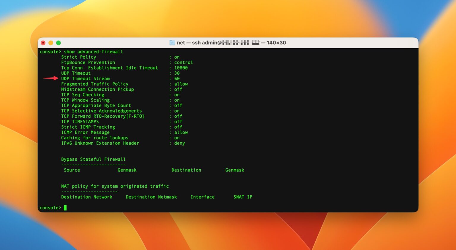 Sophos Firewall VoIP settings optimization