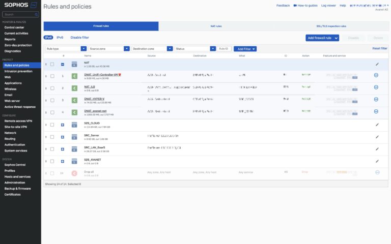 Sophos Firewall v21: New functions and improvements
