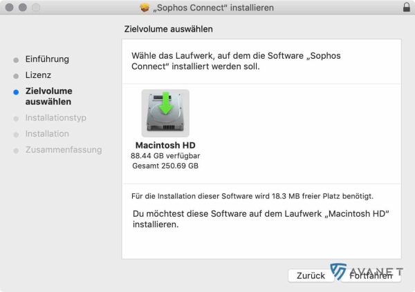 Install Sophos Connect Client on macOS