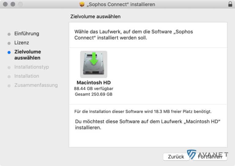 Install Sophos Connect Client on macOS