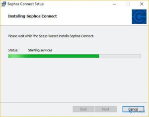 Installer Sophos Connect Client sur Windows