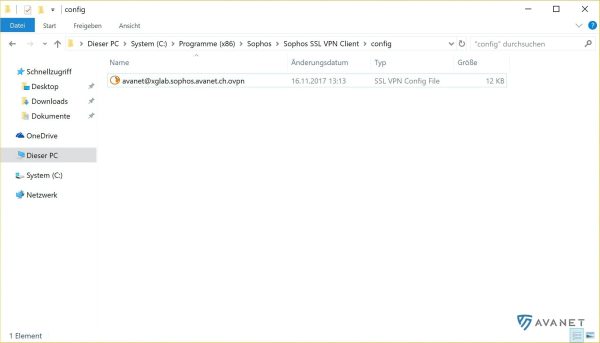 Sophos SSL VPN client in autostart with auto login