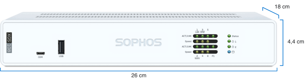 Sophos XGS 108 Firewall Hardware Appliance [XG108Z00ZZPCEU]