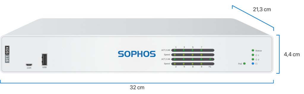 Sophos XGS 116 Firewall Hardware Appliance [XA1BTCHEU] - Avanet