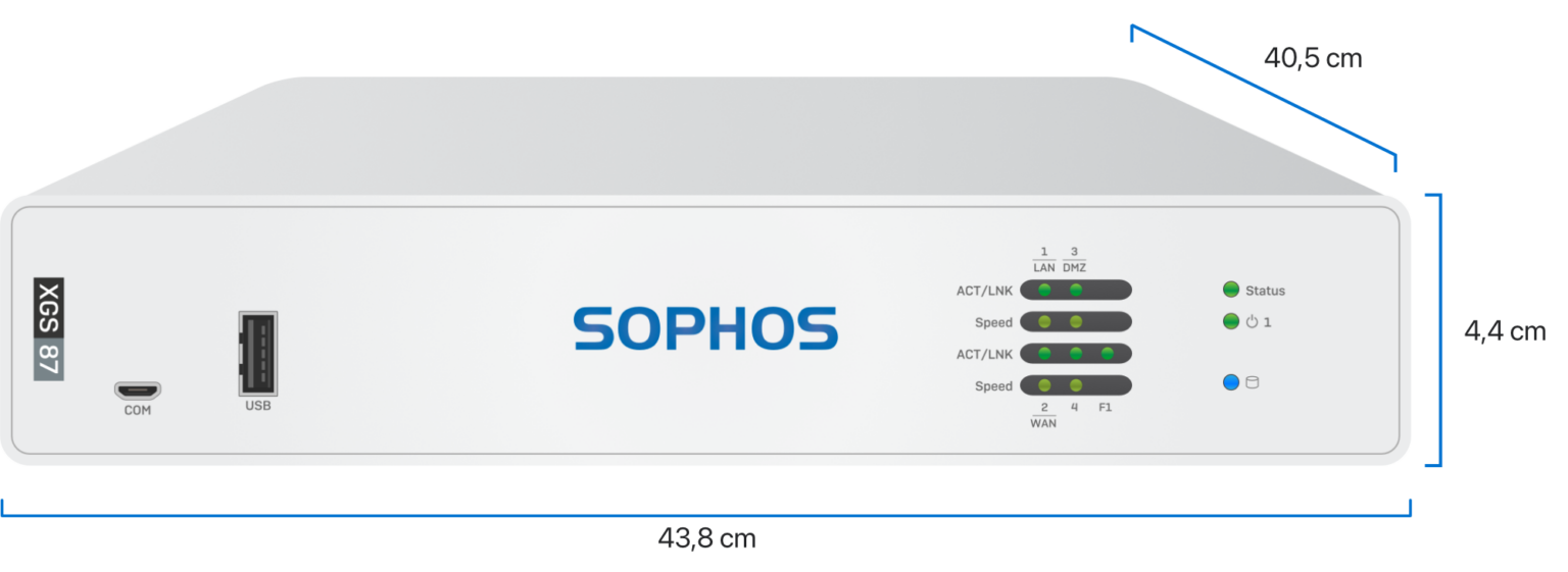 Sophos XGS 87 Firewall Hardware Appliance [XA8BTCHEU] - Avanet